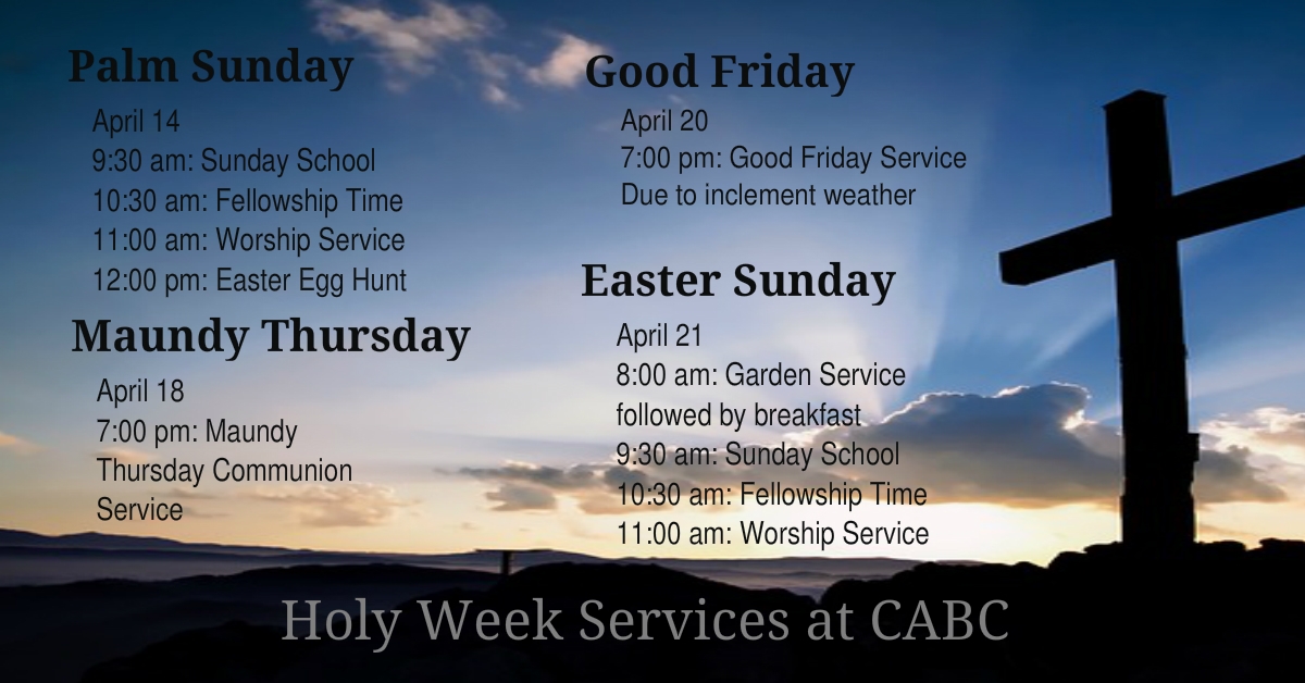 Holy Week